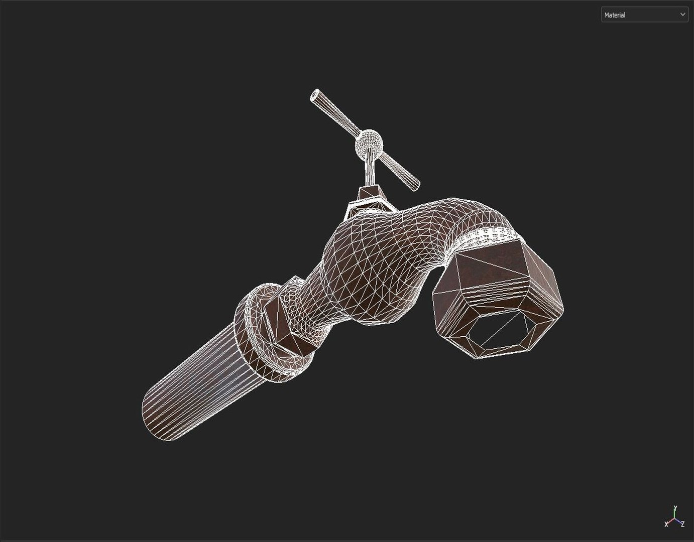 Rusty Faucet 3D Model - TurboSquid 2387003