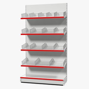 Supermarket racks 3D model - TurboSquid 1424100