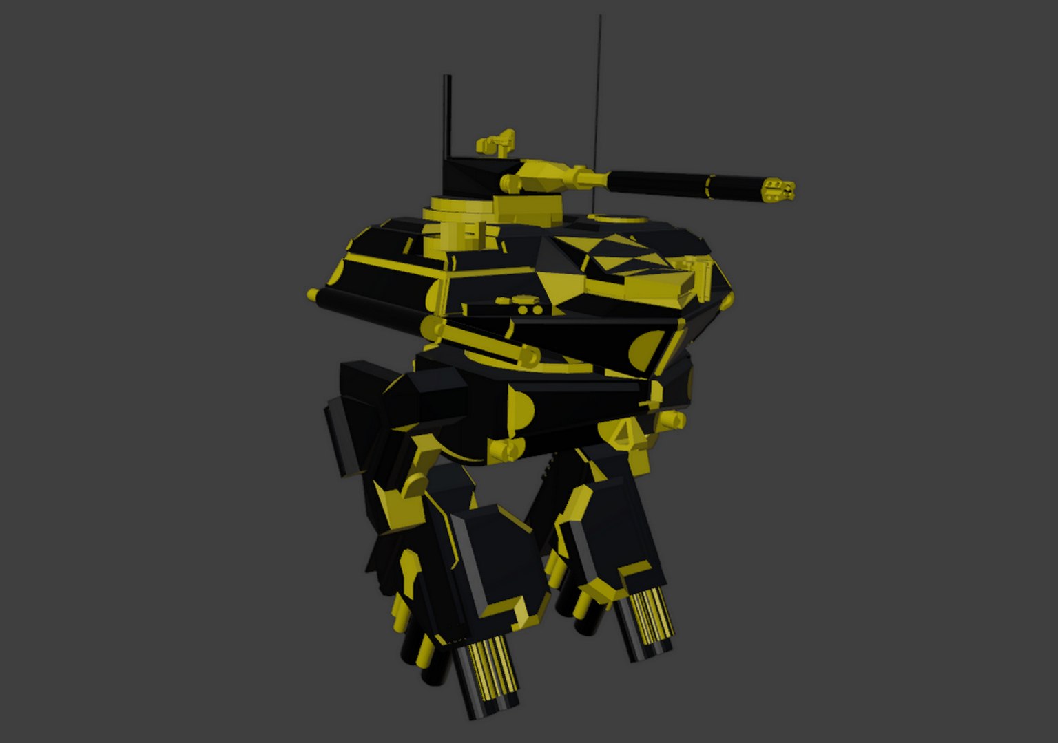 Colossus Class Assault Mech 3D Model - TurboSquid 2504284