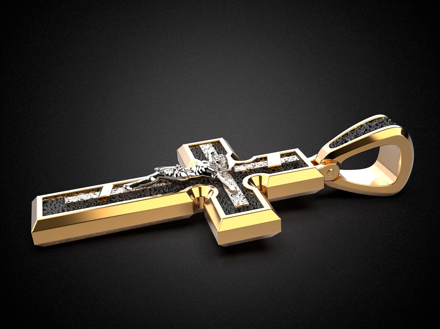 3D Men Holy Cross Pendant P5 3D Print Model - TurboSquid 1851088