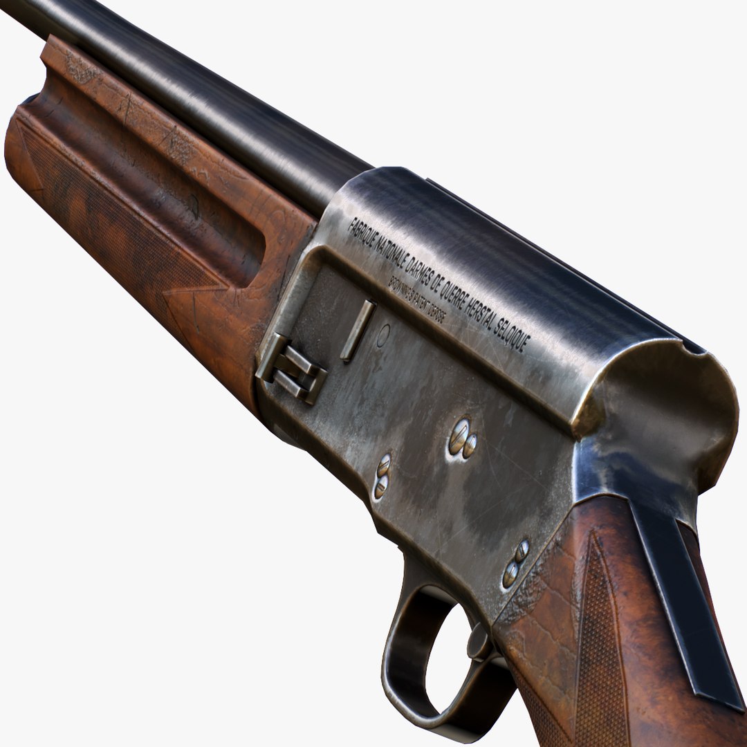 Browning Auto 5 Shotgun - LowPoly Mobile Ready model - TurboSquid 1979052