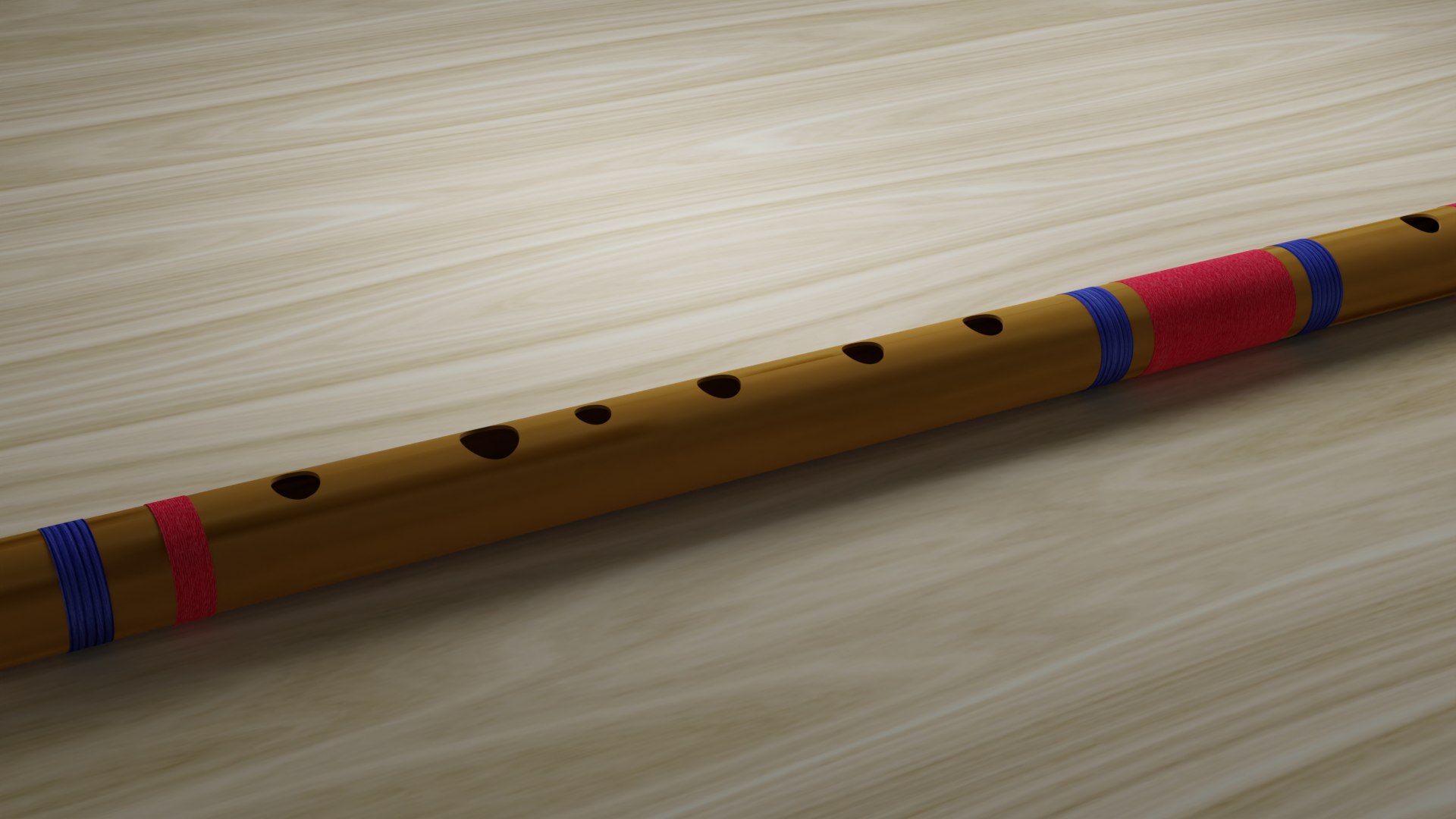 India Bamboo Flute 1 3D - TurboSquid 1960387