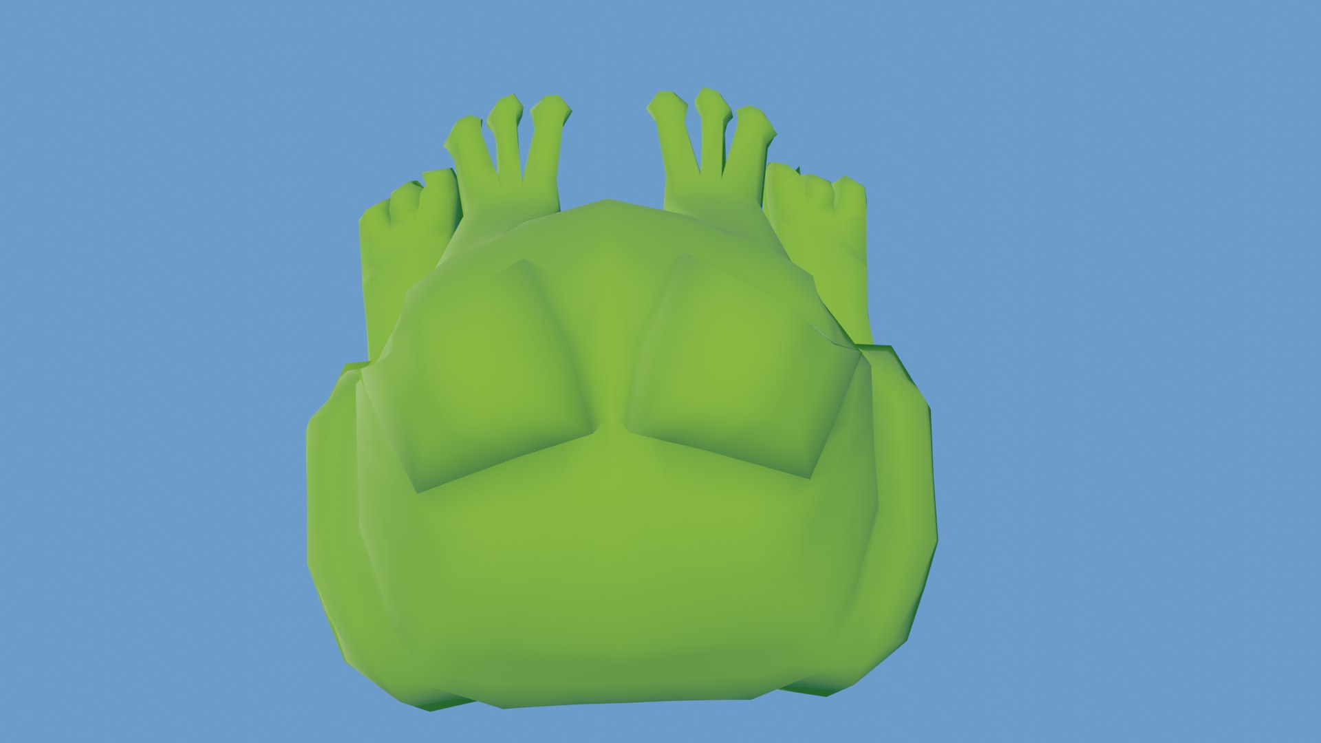 Cute Frog - Low-Poly And Cartoon 3D Model - TurboSquid 1959441