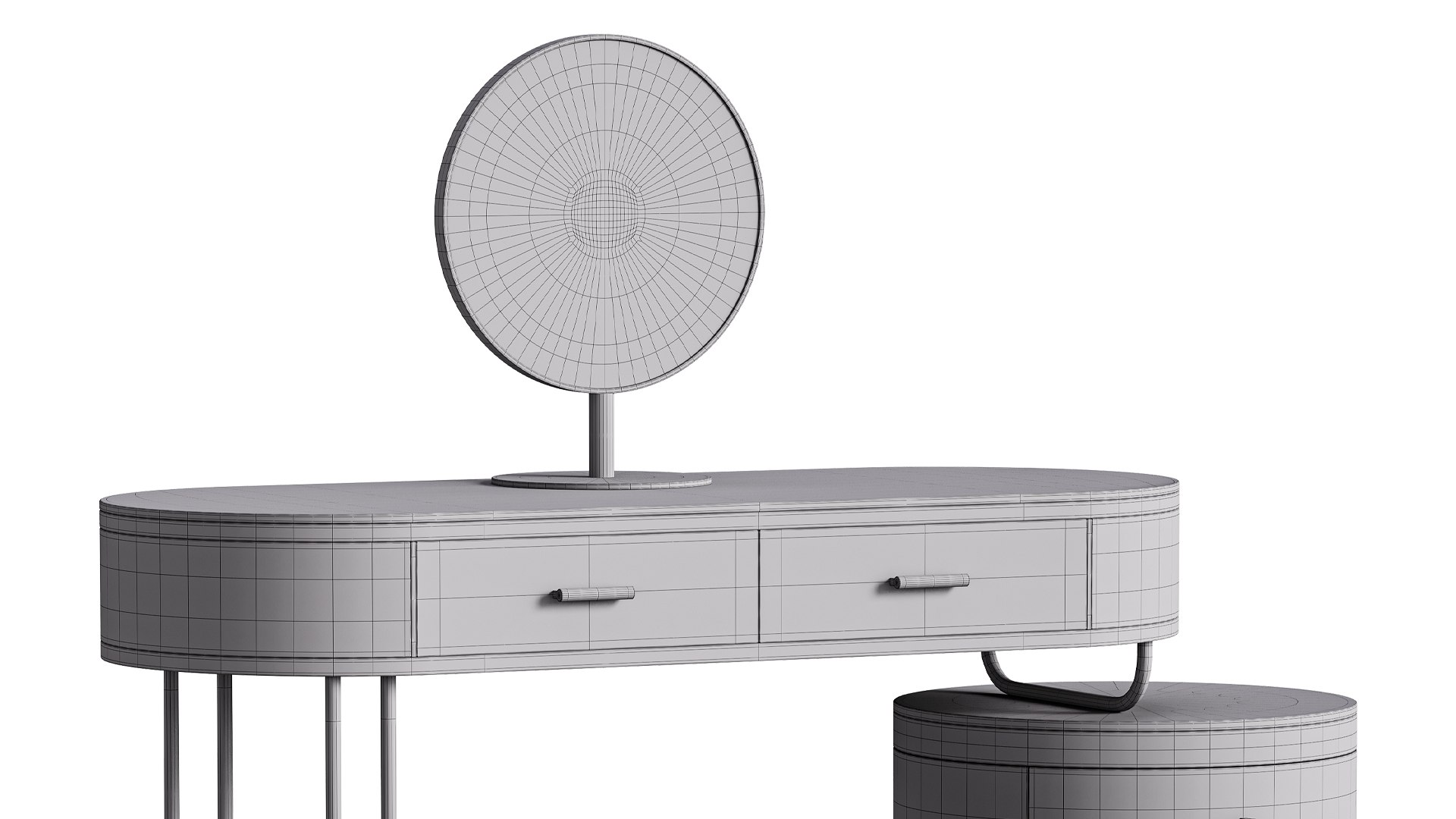 3D Model Dressing Table 36 - TurboSquid 2351703