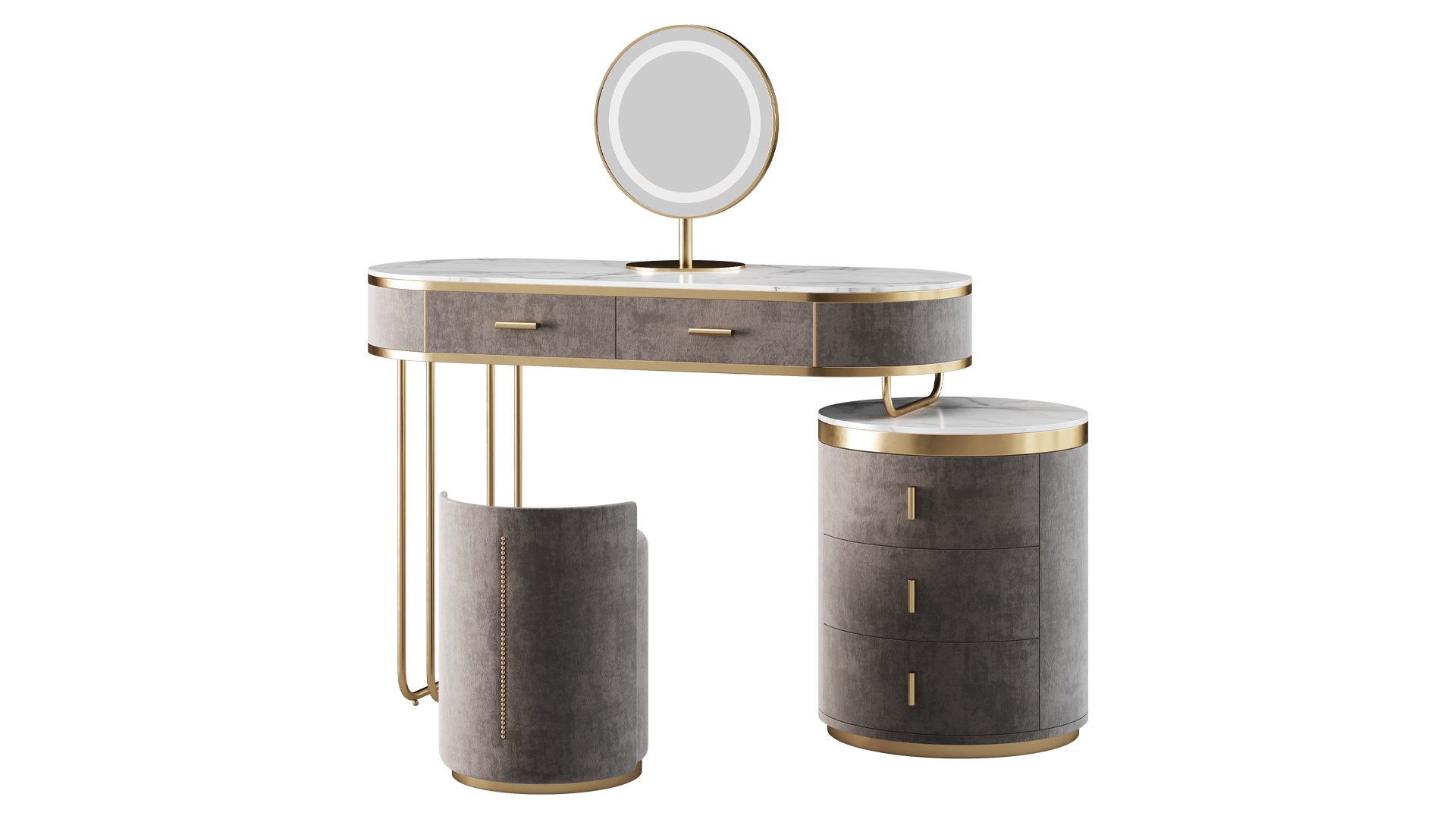 3D Model Dressing Table 36 - TurboSquid 2351703