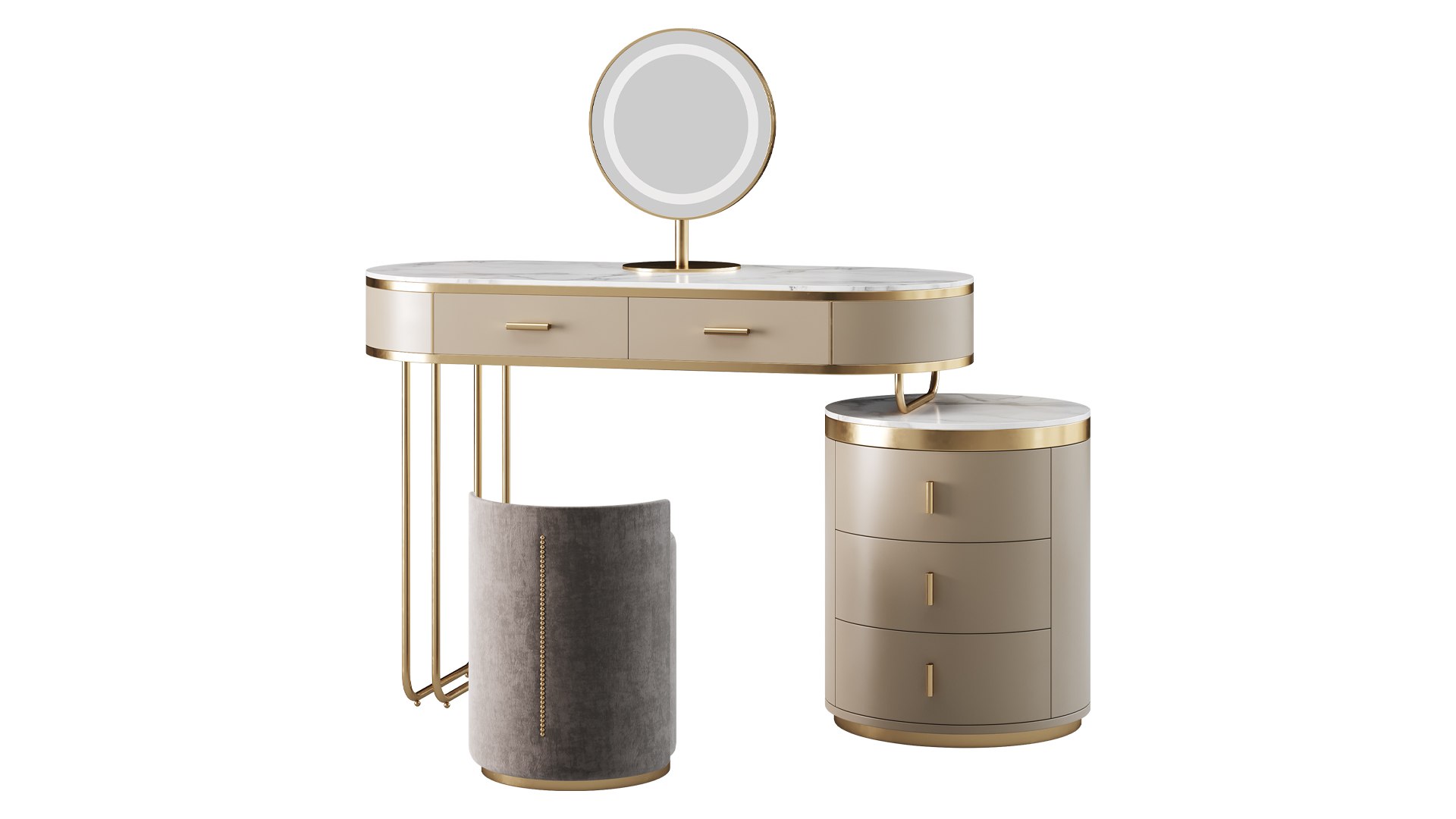 3D Model Dressing Table 36 - TurboSquid 2351703