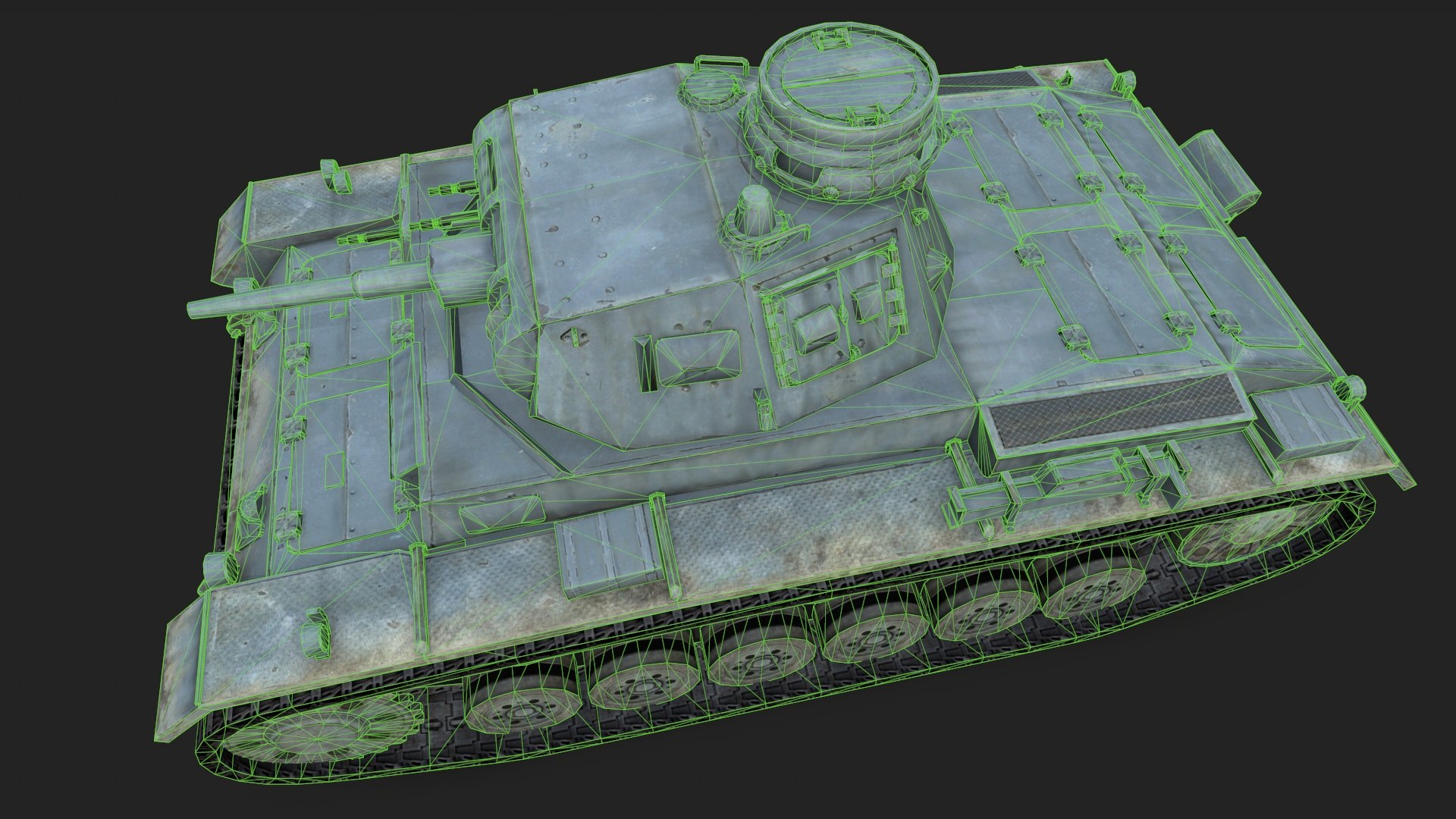 3D Model German Tank Panzer - TurboSquid 1539813