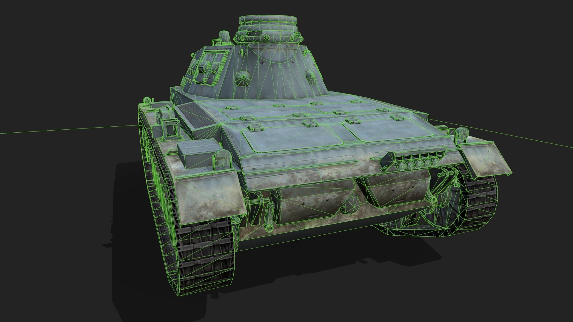 3D Model German Tank Panzer - TurboSquid 1539813