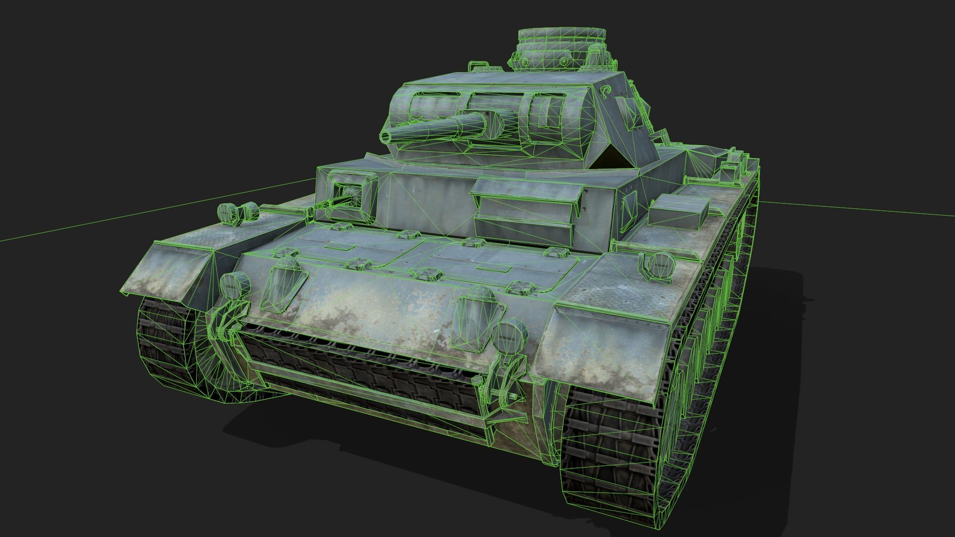 3D Model German Tank Panzer - TurboSquid 1539813