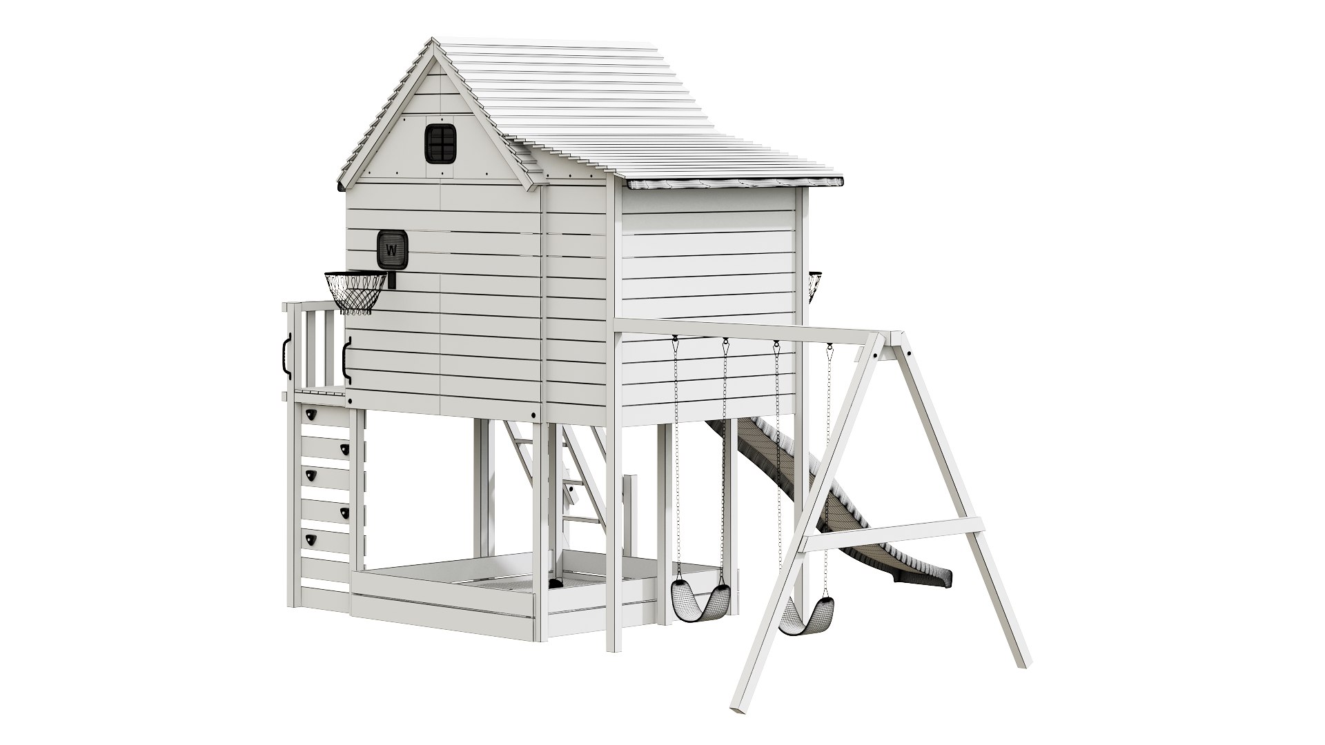 Tower Playhouse Wickey Smart BlueHouse 3D Model - TurboSquid 2263602