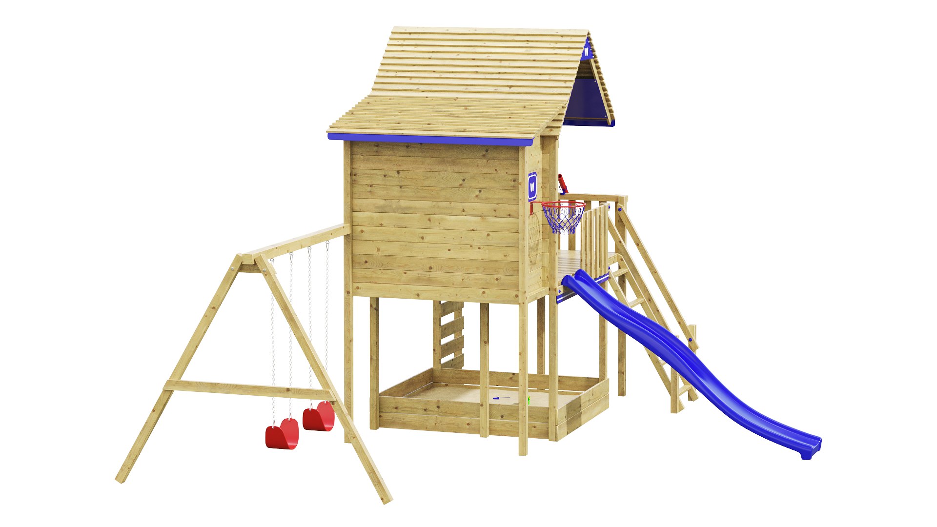 Tower Playhouse Wickey Smart BlueHouse 3D Model - TurboSquid 2263602