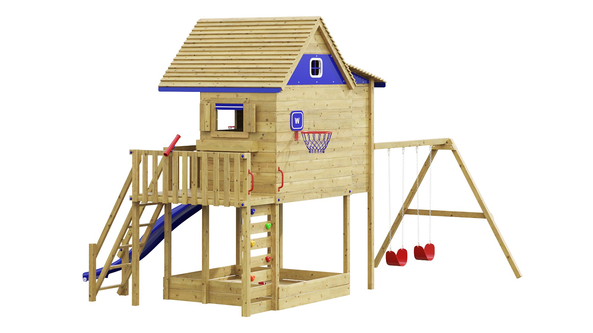 Tower Playhouse Wickey Smart BlueHouse 3D Model - TurboSquid 2263602