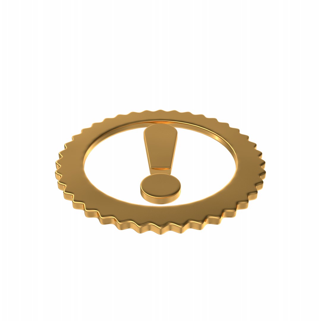 Exclamation Mark Model - TurboSquid 2316604