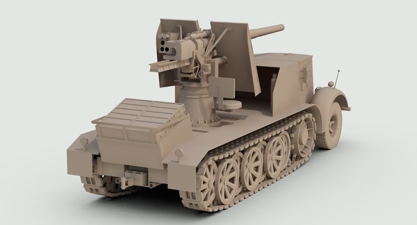 ww2 german flak 18 3d max