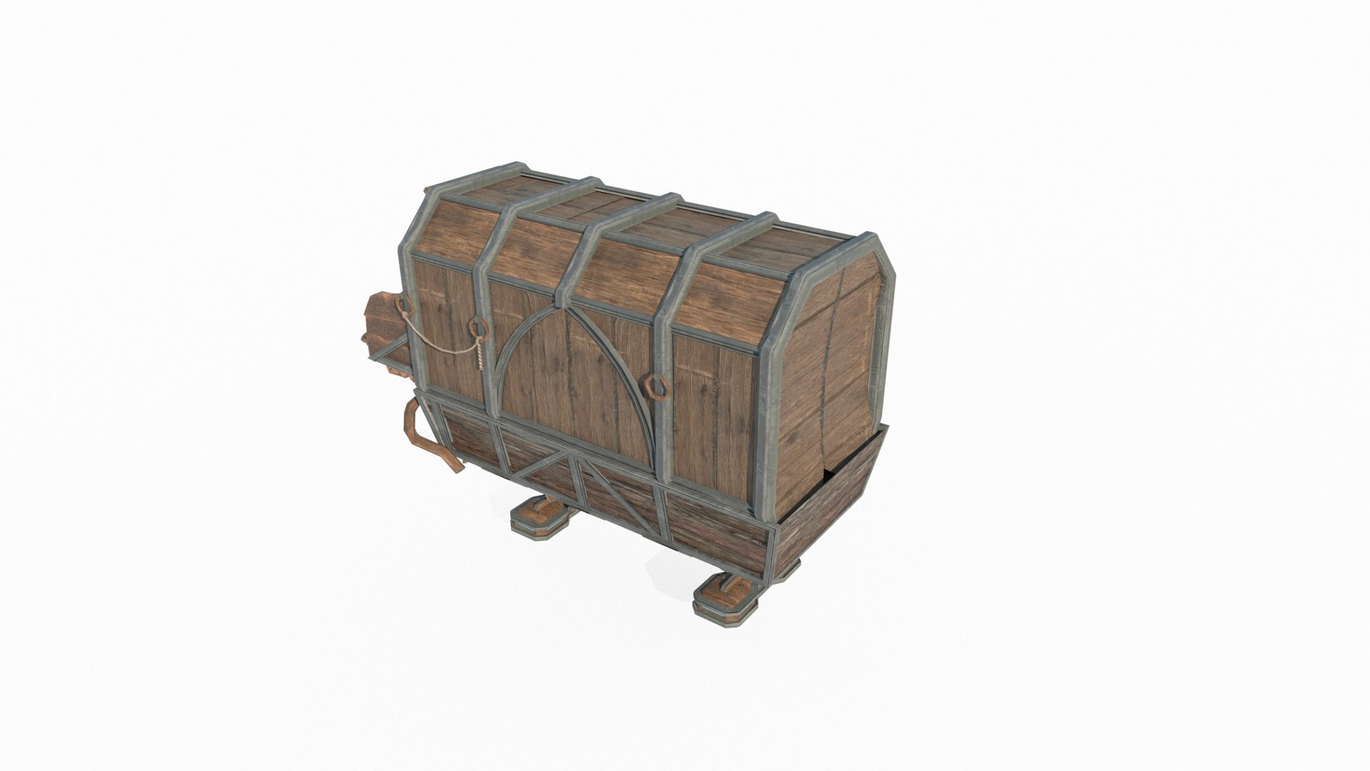 3D Model Magical Style Magical Floating Transport Vehicle - TurboSquid ...