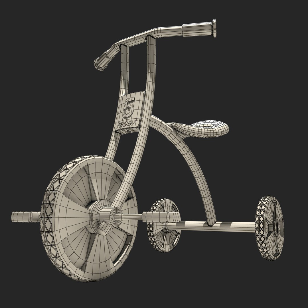 Kids Tricycle 3d Max