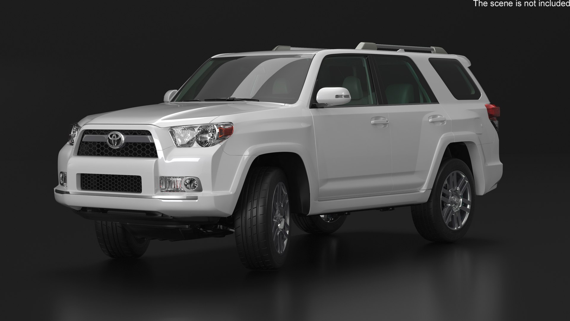 Mid Size SUV Toyota 4Runner Rigged For Maya 3D Model - TurboSquid 2253853