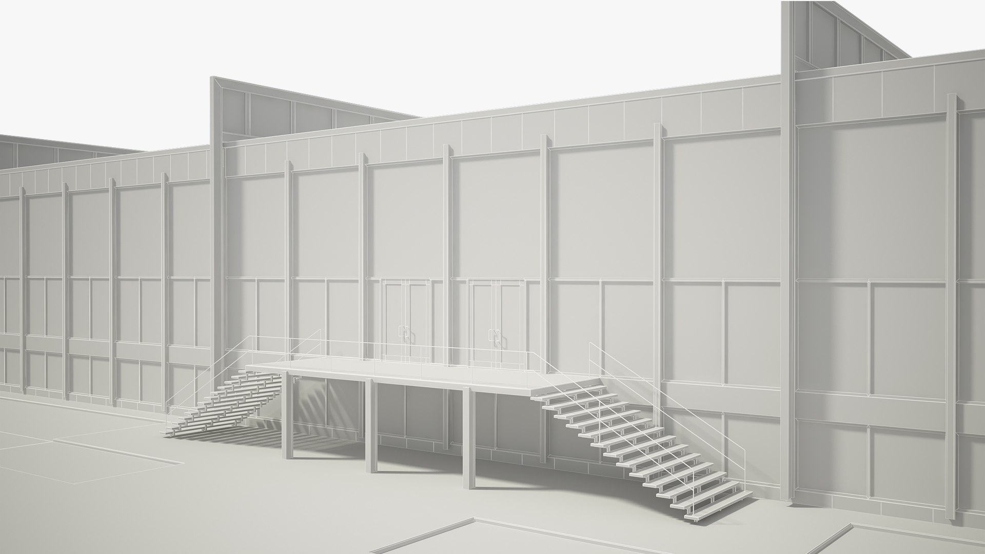 Modern Glass Building 3D Model - TurboSquid 1580912