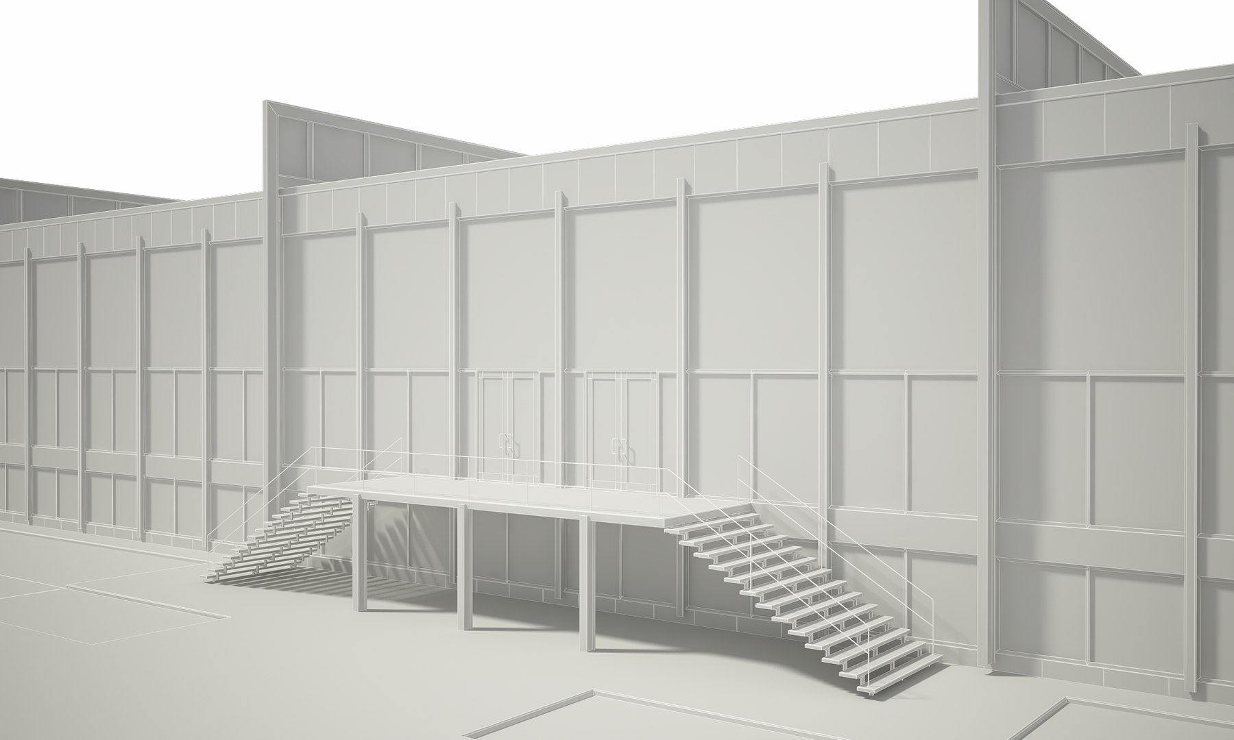 Modern Glass Building 3D Model - TurboSquid 1580912