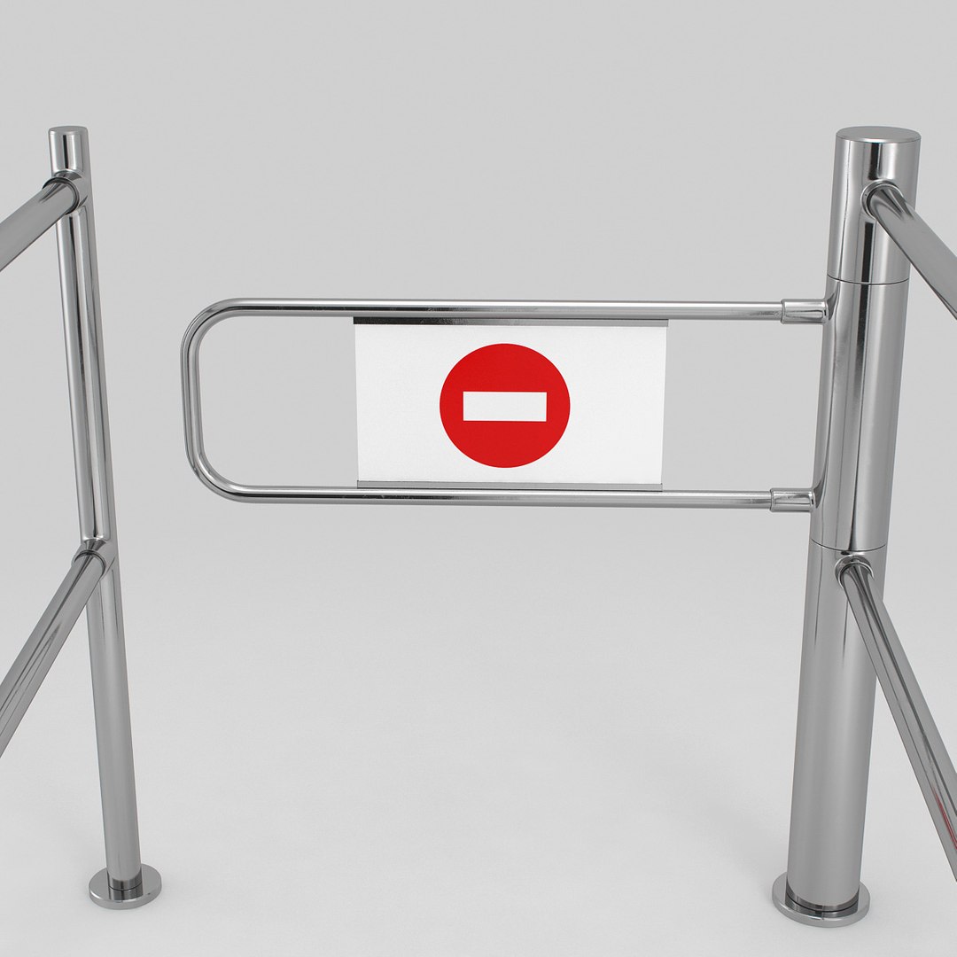 3d Gate Supermarket Model