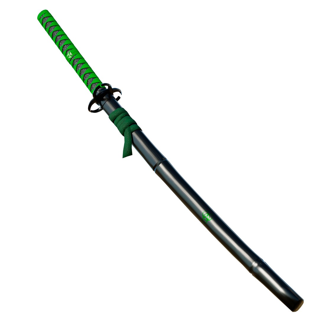 3D Zombie Slayer Katana Model - TurboSquid 2283071