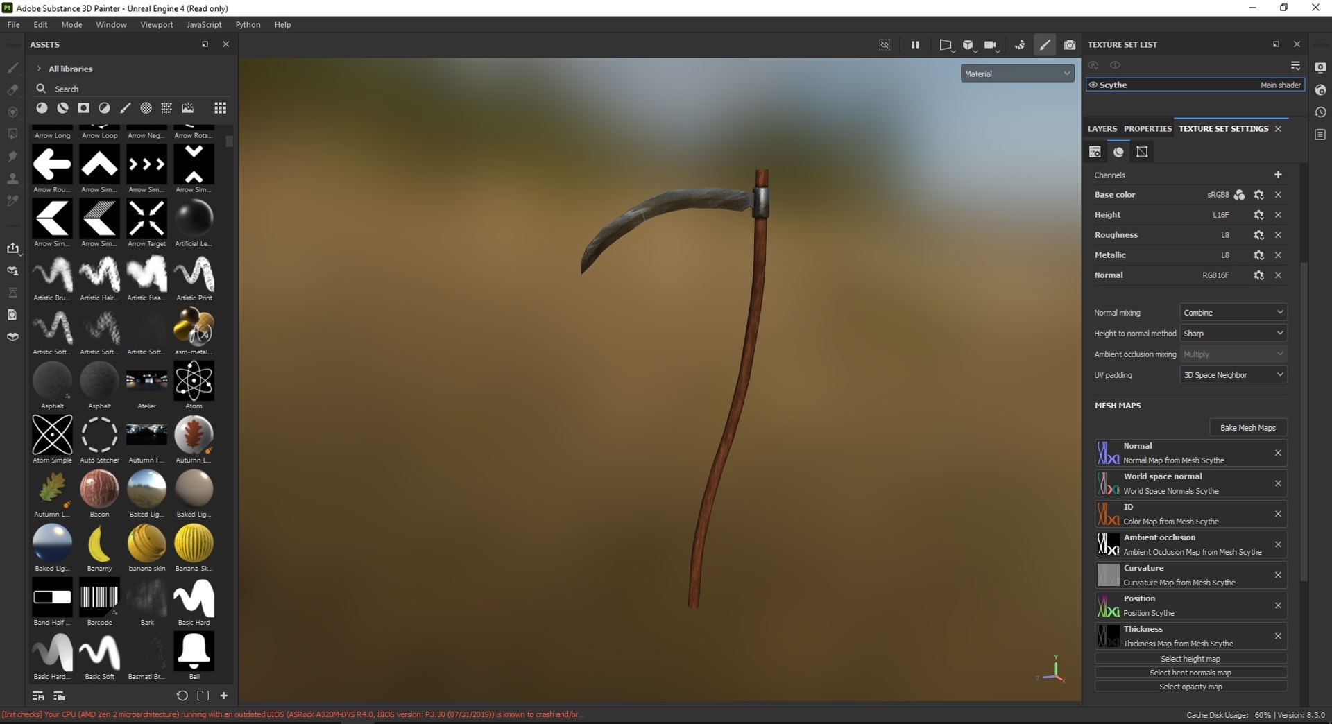 Scythe Model - TurboSquid 2112460
