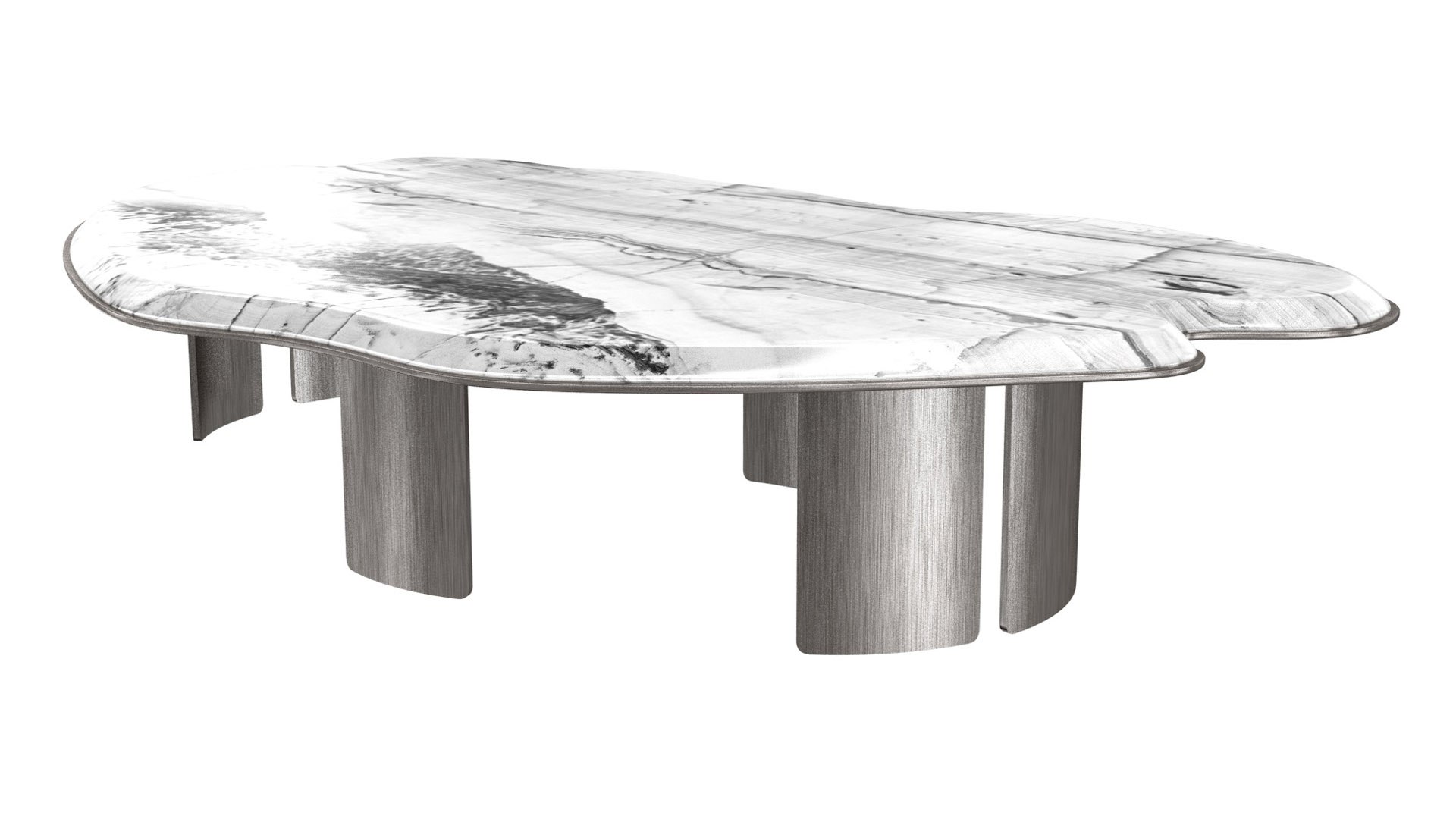 Paolo Castelli Claude Coffee Table 3D Model - TurboSquid 2346022