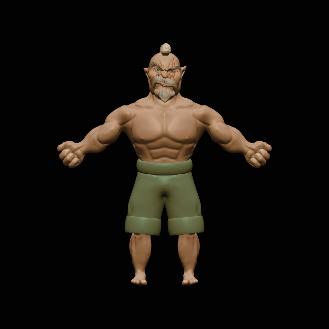 Angry Human Character 3D model - TurboSquid 2168750