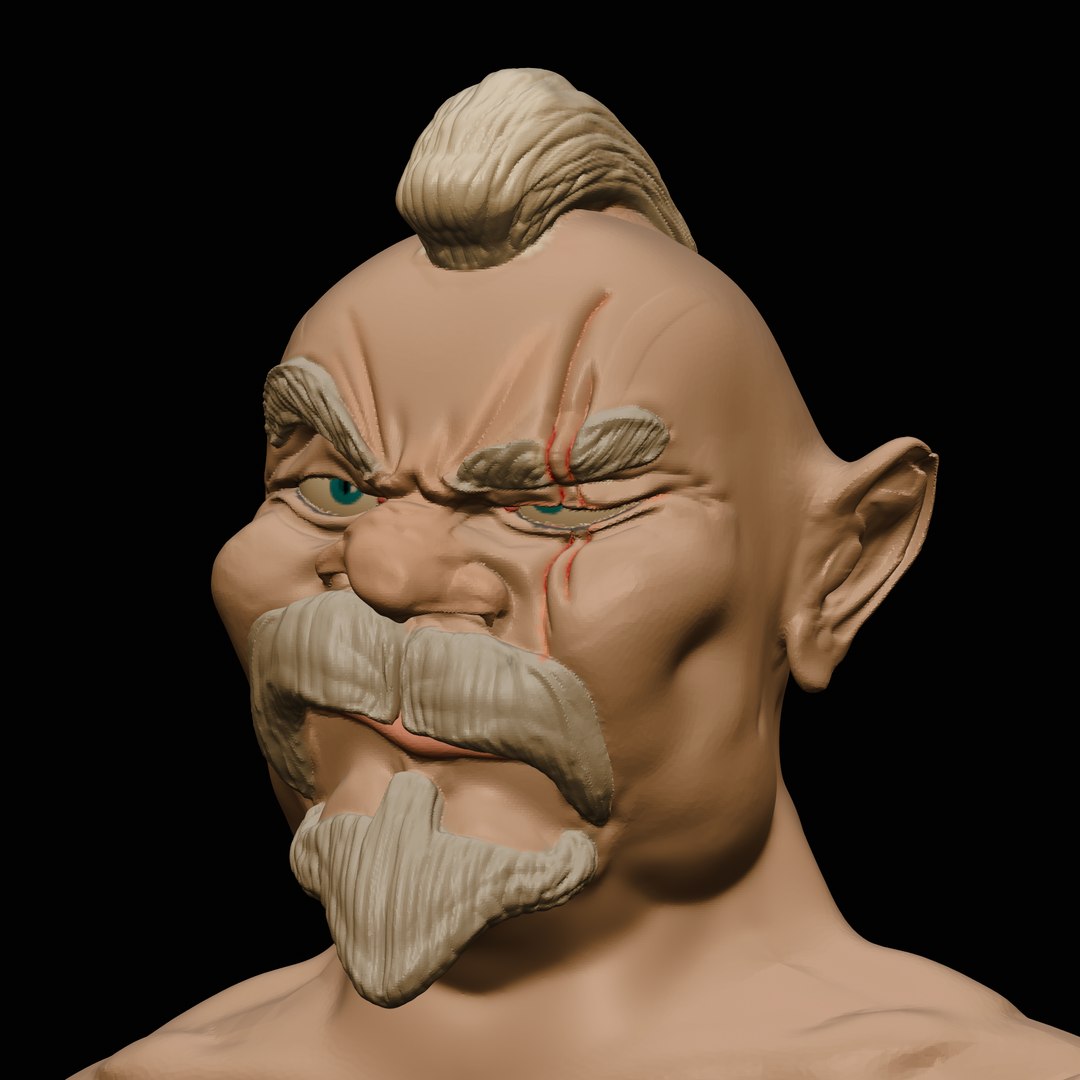Angry Human Character 3D model - TurboSquid 2168750