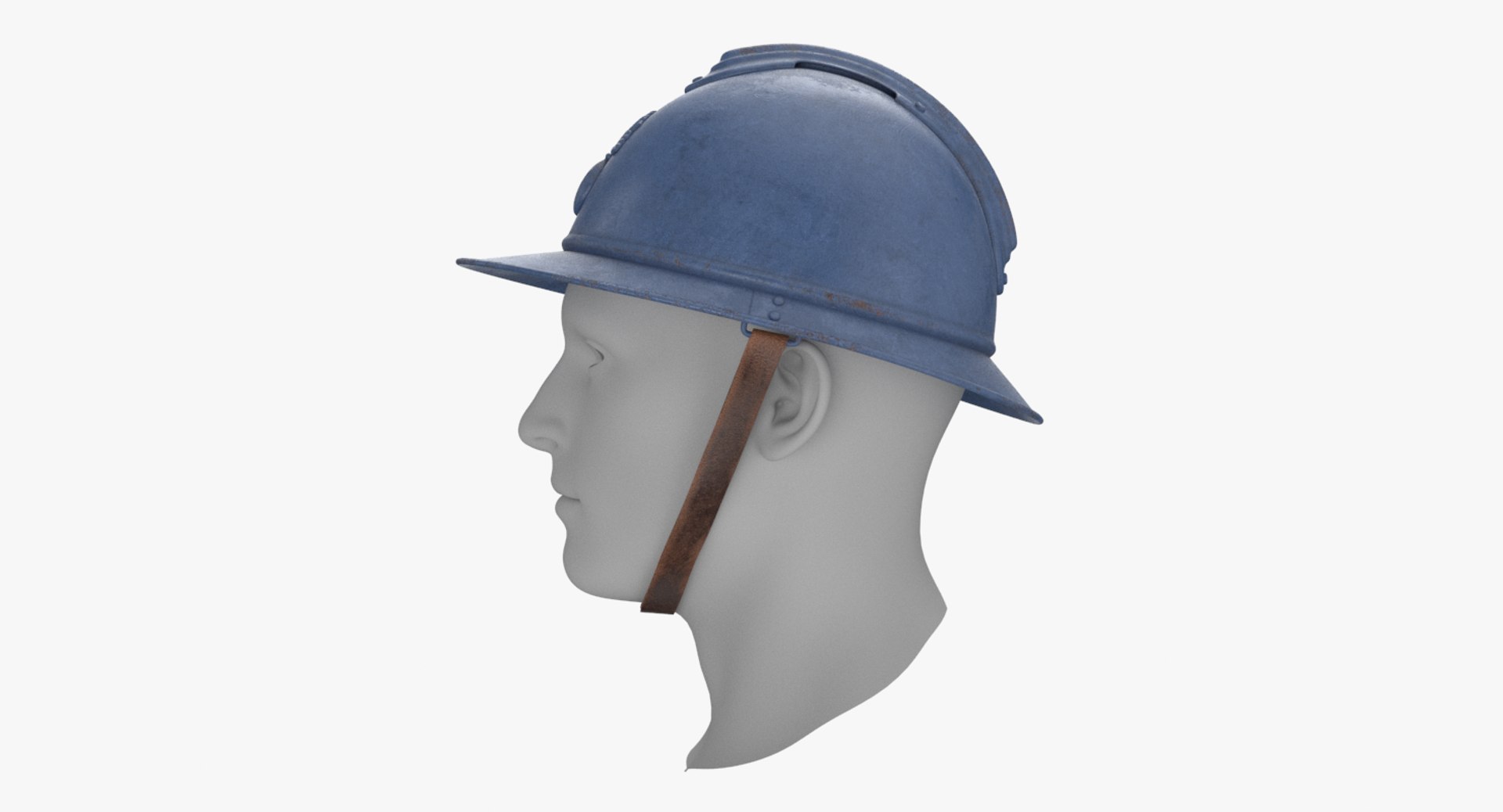 3D French M15 Adrian Helmet - TurboSquid 1346776