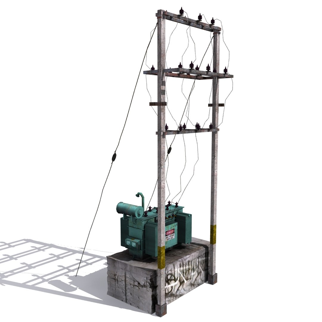 3d Electricity Transformer Model