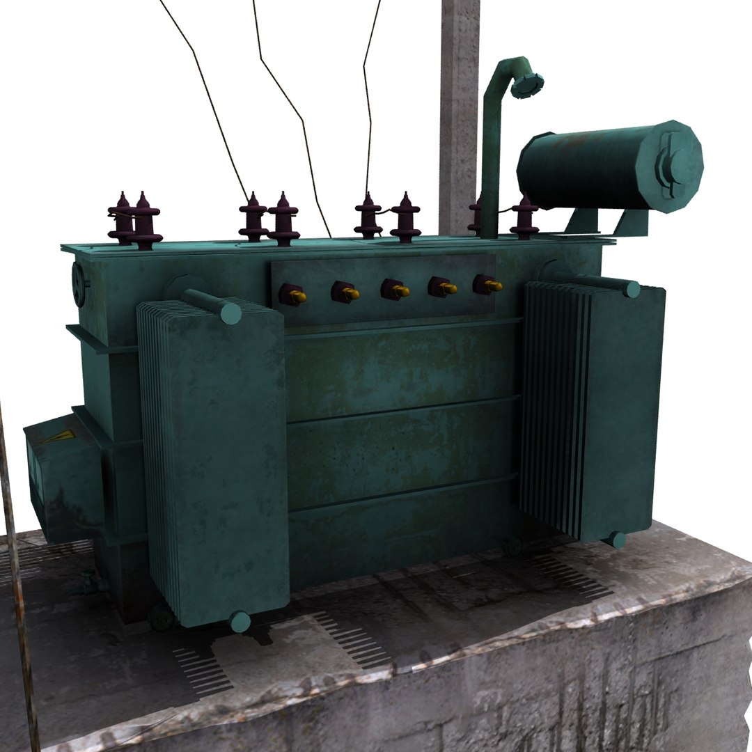 3d Electricity Transformer Model