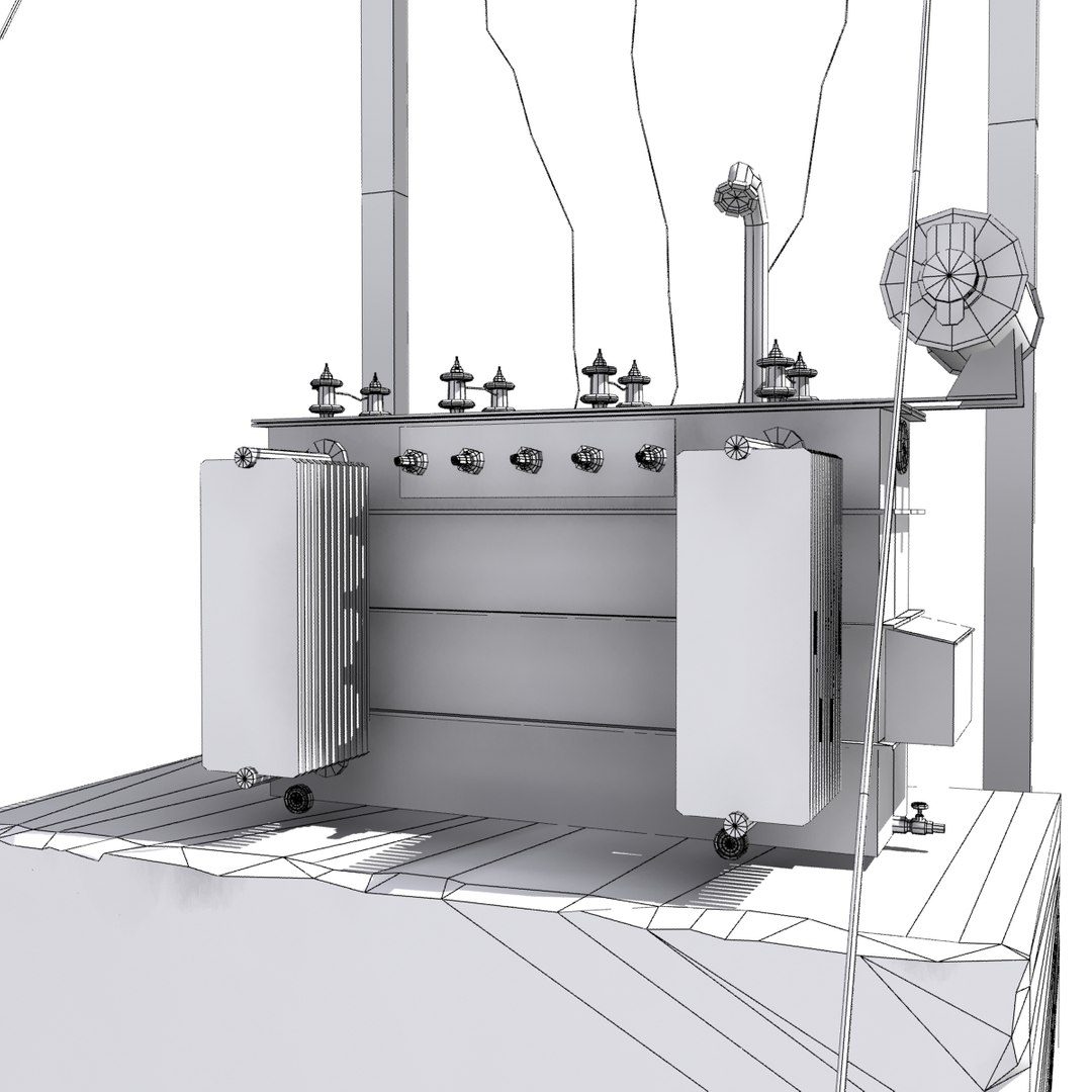 3d Electricity Transformer Model
