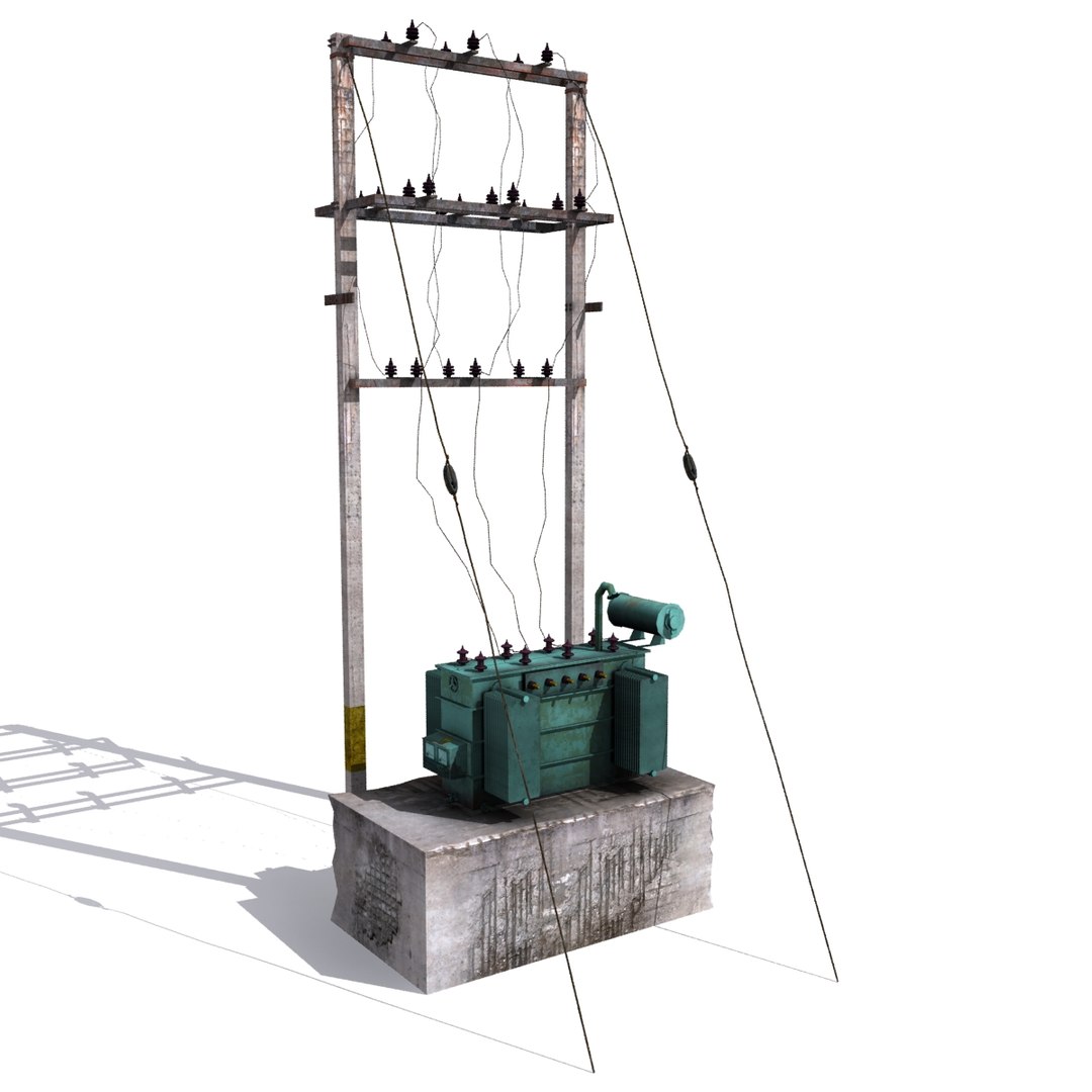 3d Electricity Transformer Model