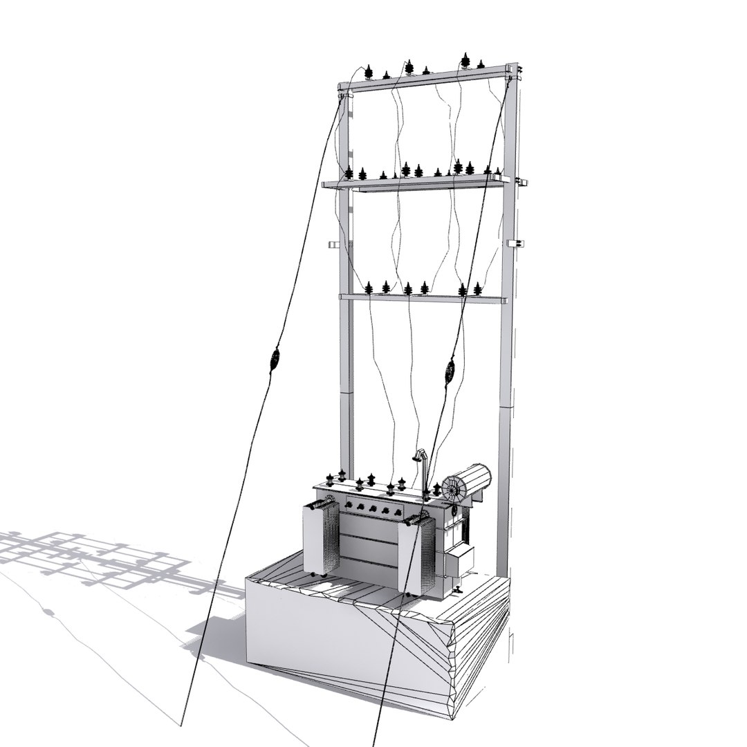 3d Electricity Transformer Model