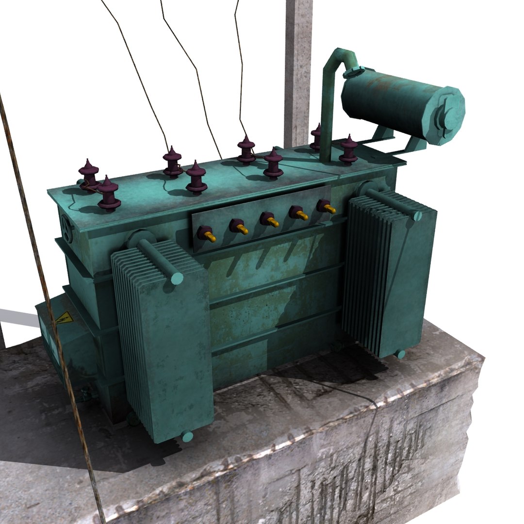 3d Electricity Transformer Model