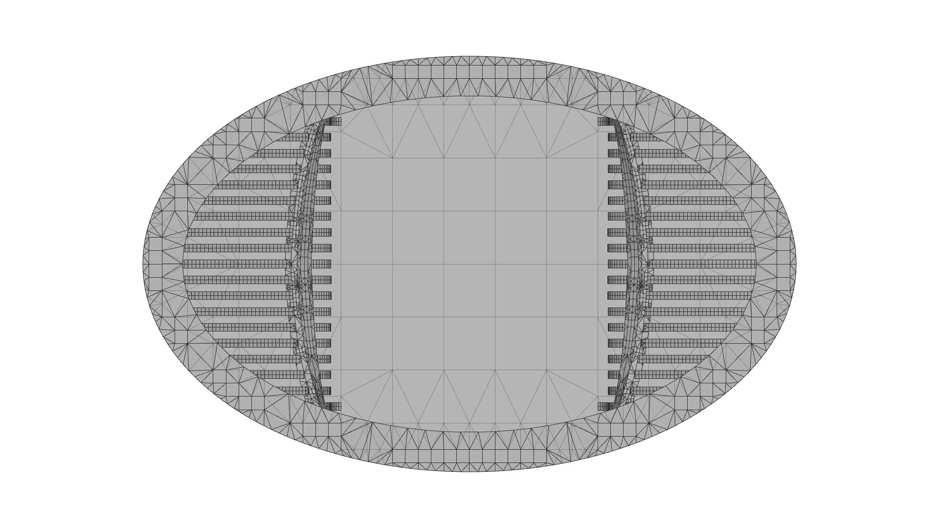 Oval Table Curvy Beams 3D Model - TurboSquid 2189332