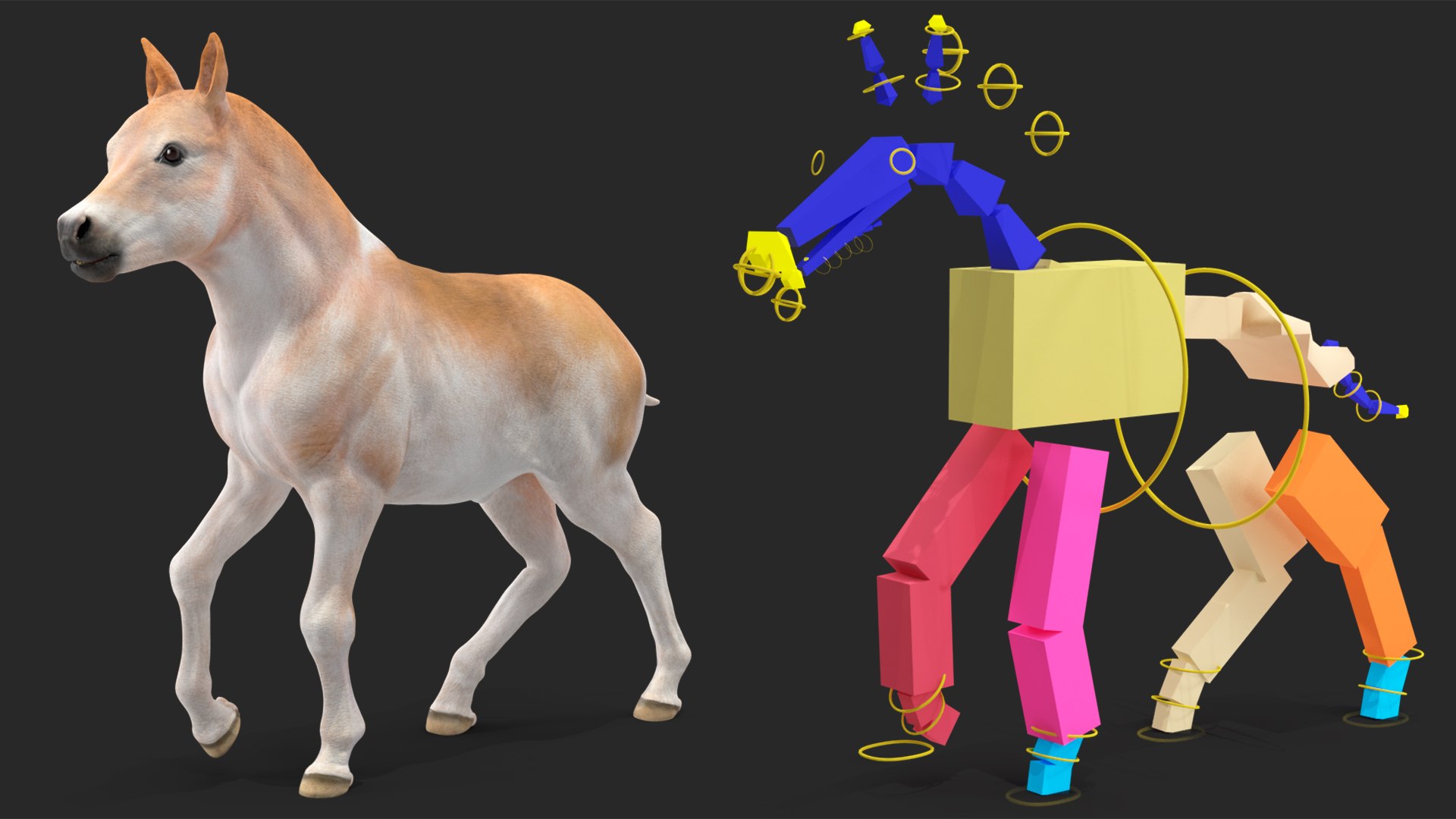 3D Realistic Shetland Pony Rigged Model - TurboSquid 2240514