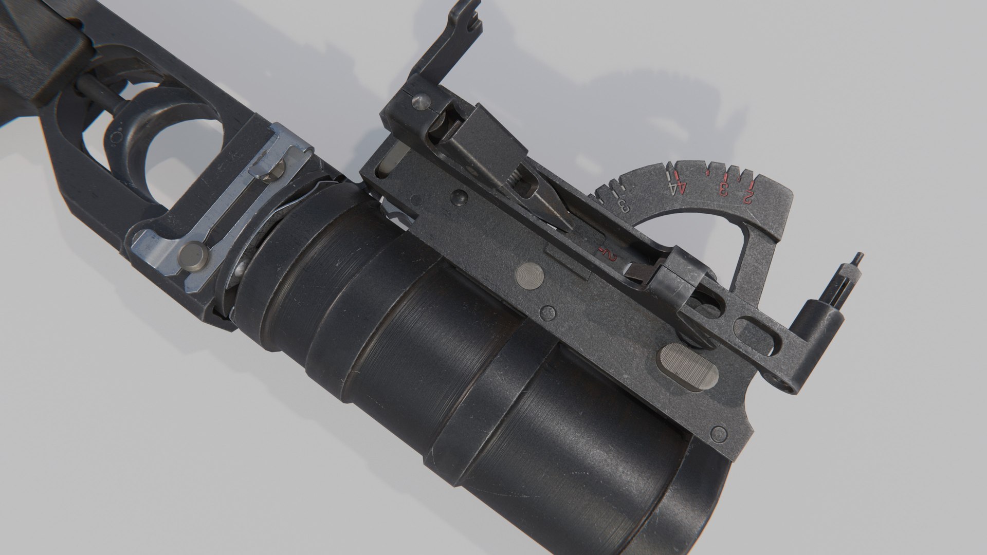 GP-34 Grenade Launcher GP34 3D Model - TurboSquid 2320781