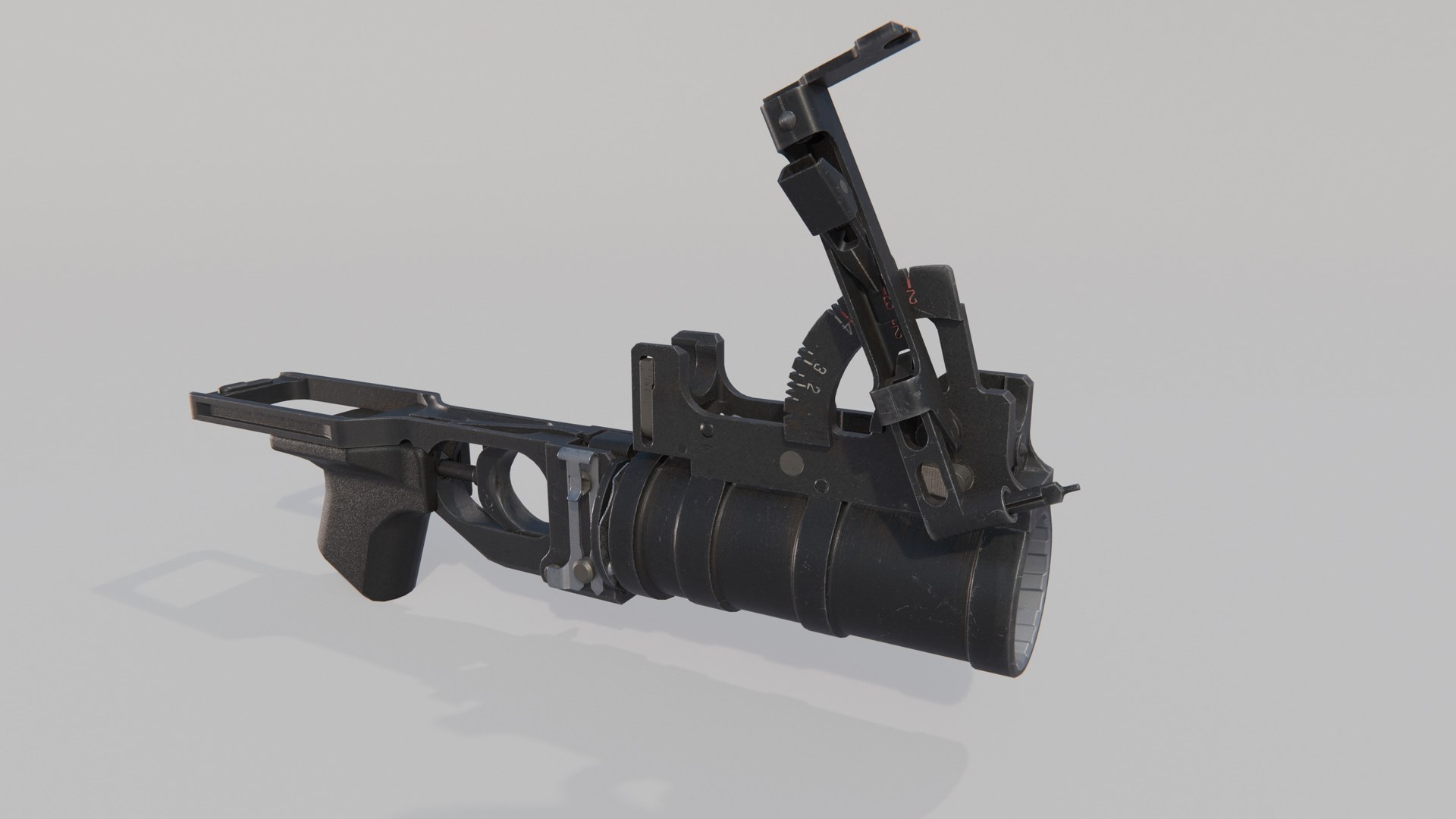 GP-34 Grenade Launcher GP34 3D Model - TurboSquid 2320781