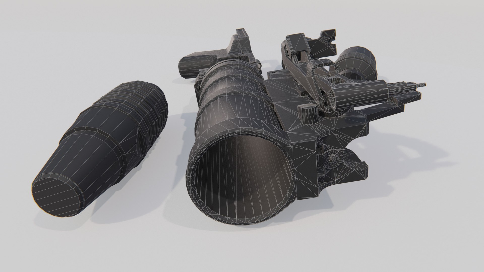 GP-34 Grenade Launcher GP34 3D Model - TurboSquid 2320781