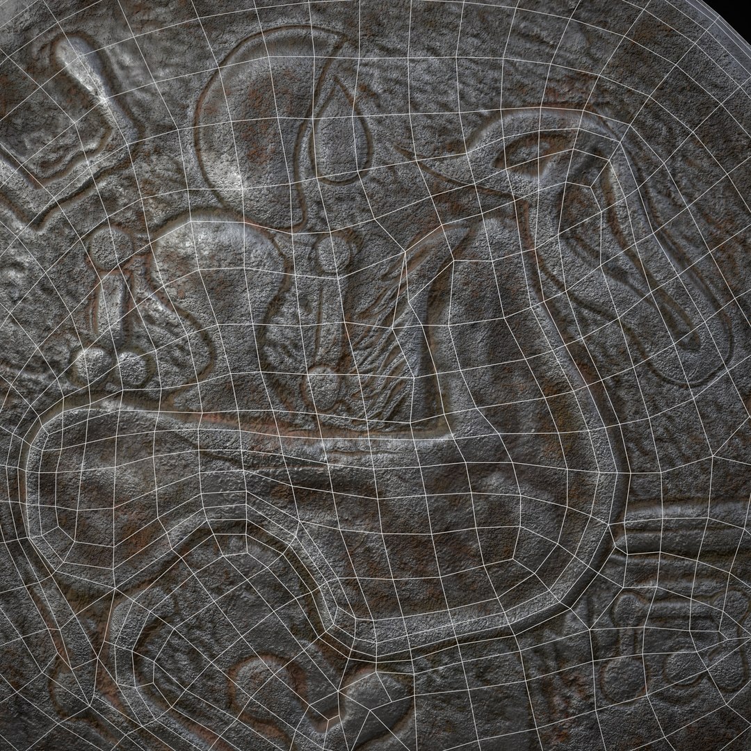 3D Model Medieval Engraved Horse Coin - TurboSquid 2078304