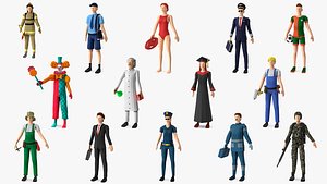 Low Poly Postman 3D Model - TurboSquid 2182900