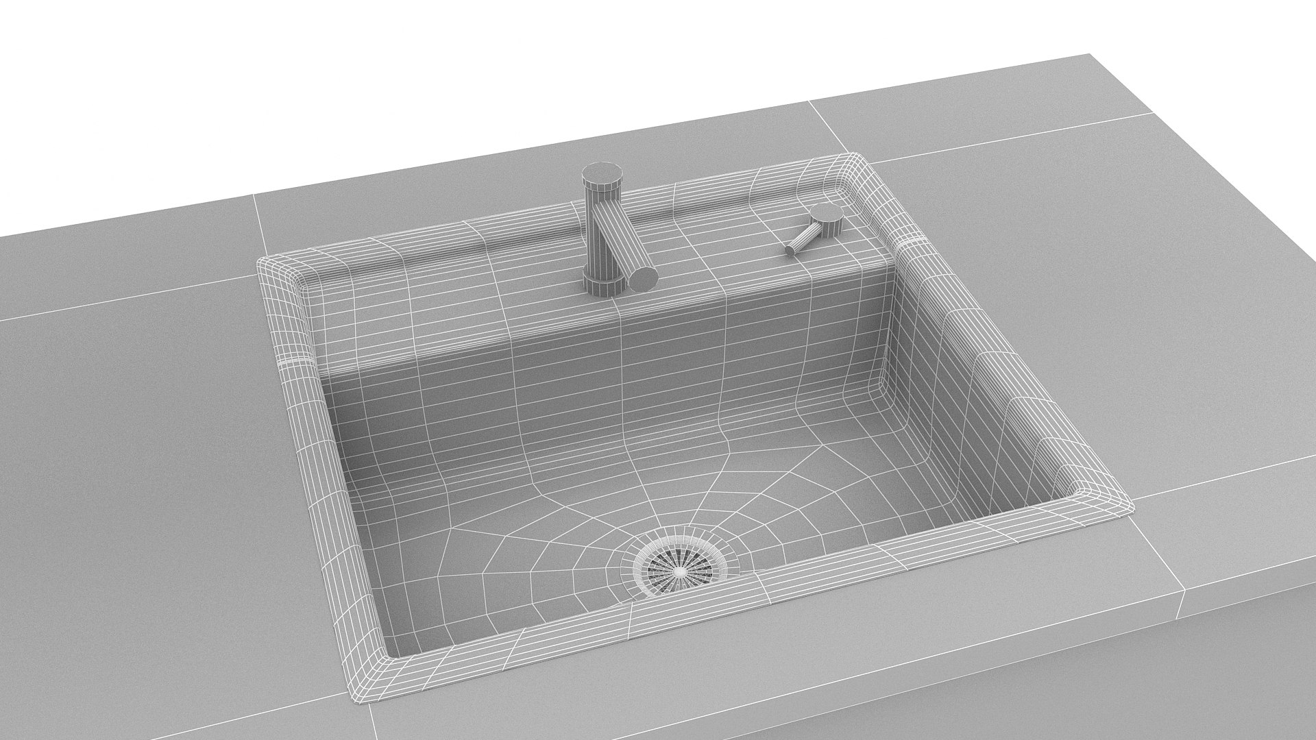 3D Simple Kitchen Model - TurboSquid 1721350