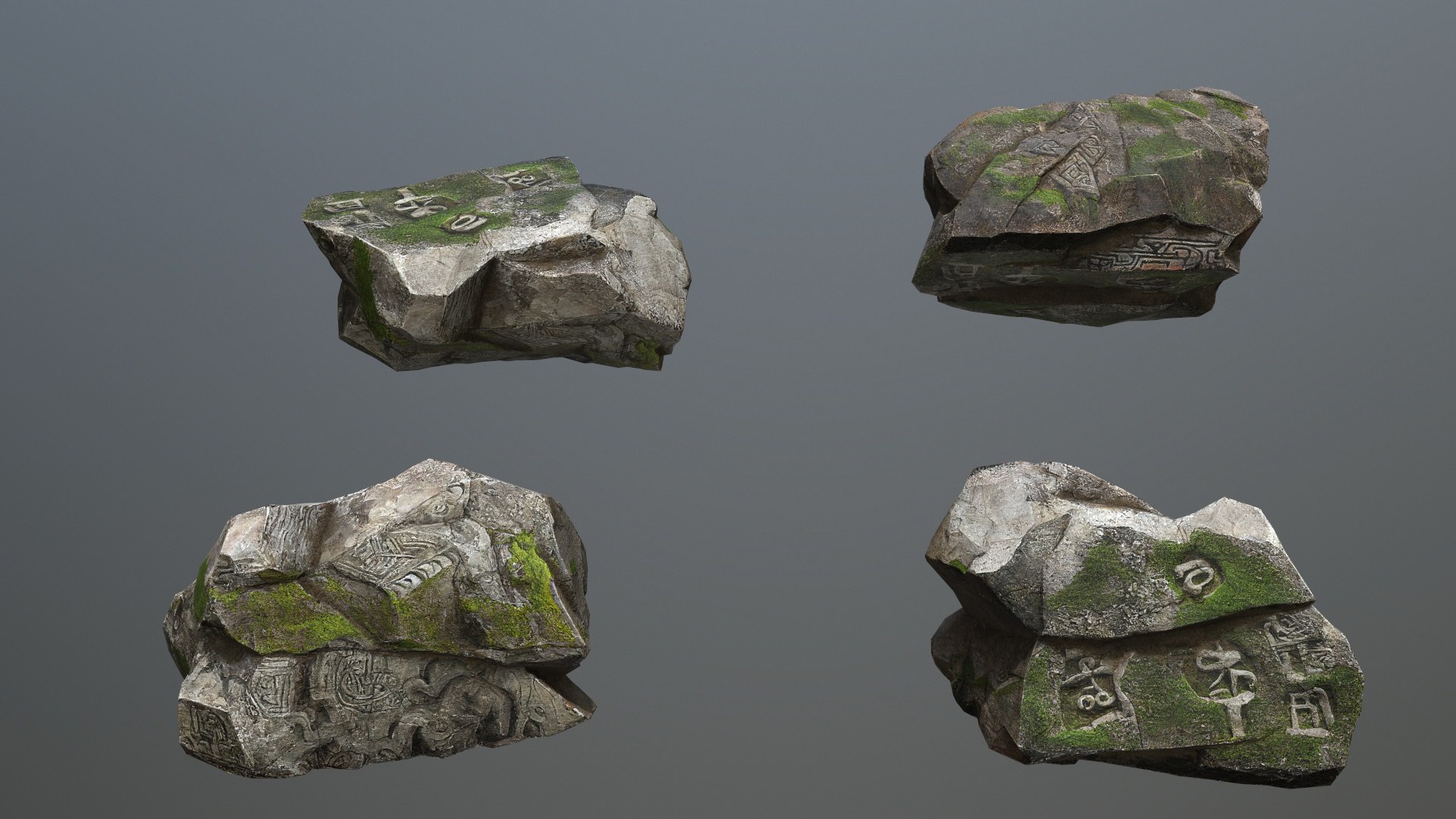 3D Model Maya Ruin Rocks - TurboSquid 2340310
