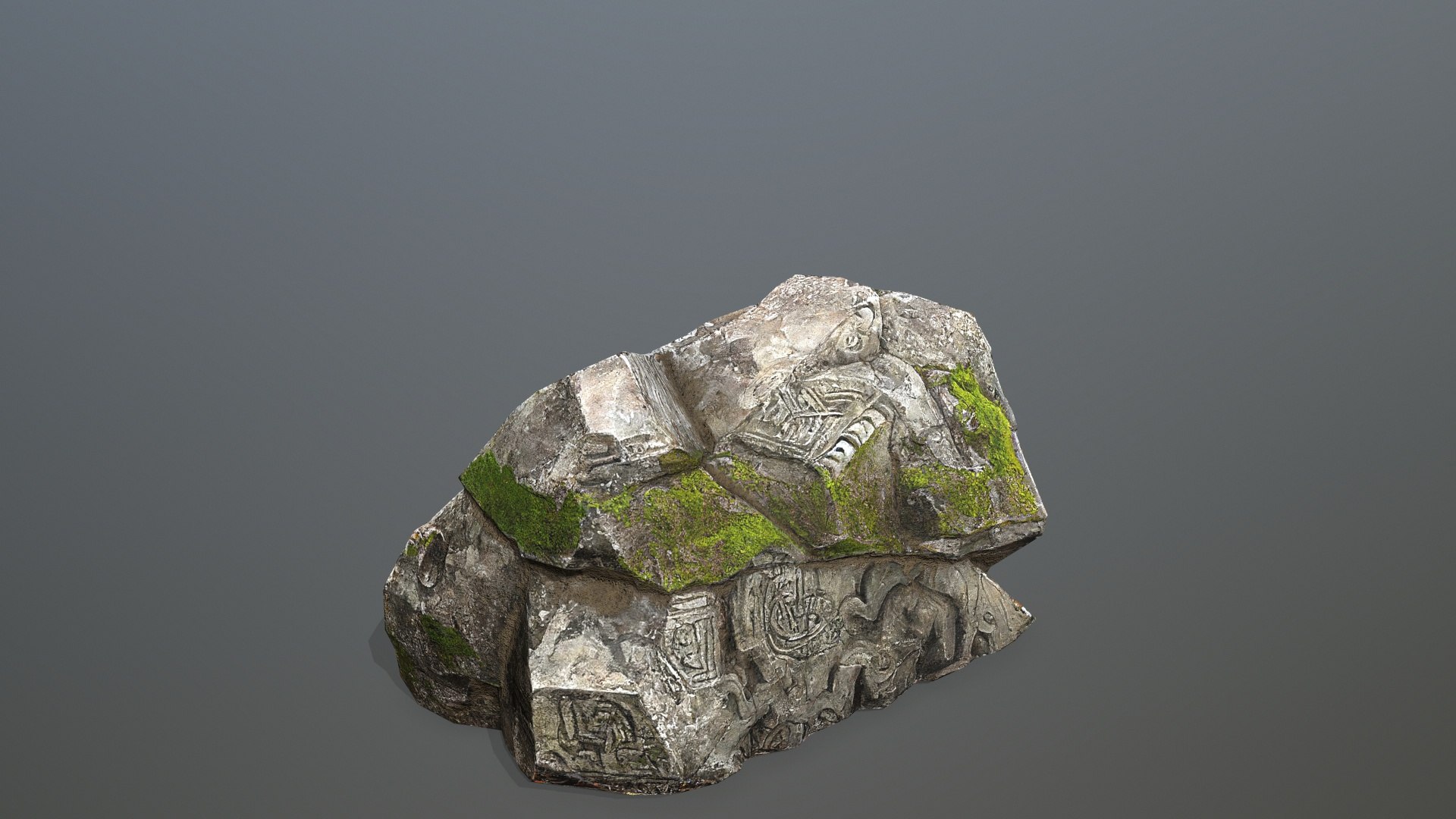 3D Model Maya Ruin Rocks - TurboSquid 2340310