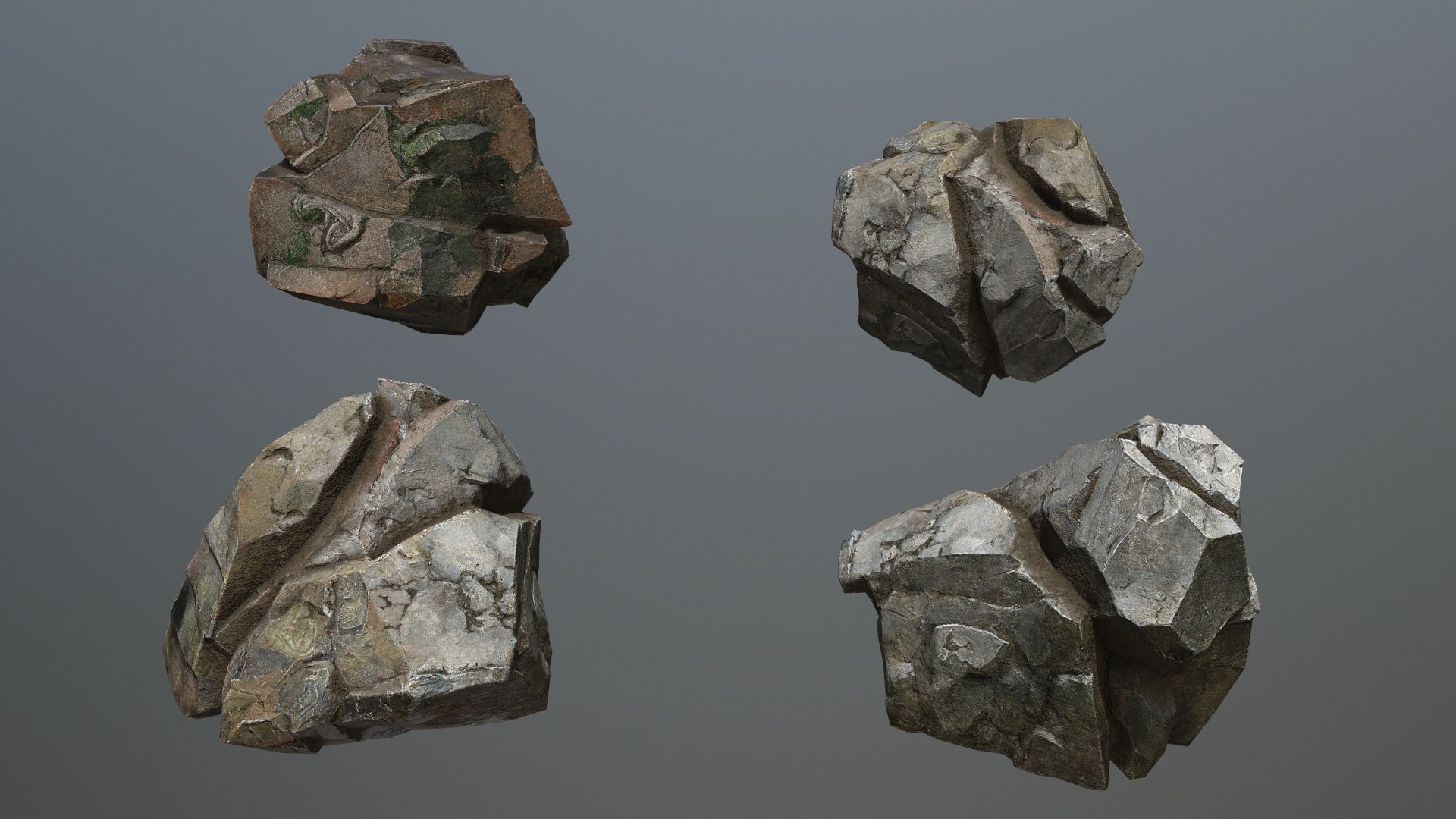 3D Model Maya Ruin Rocks - TurboSquid 2340310