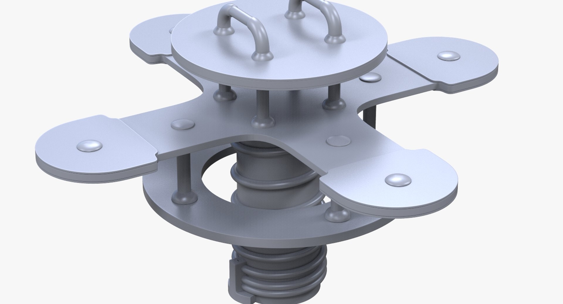 Flying Saucer Seesaw 3D - TurboSquid 1332498