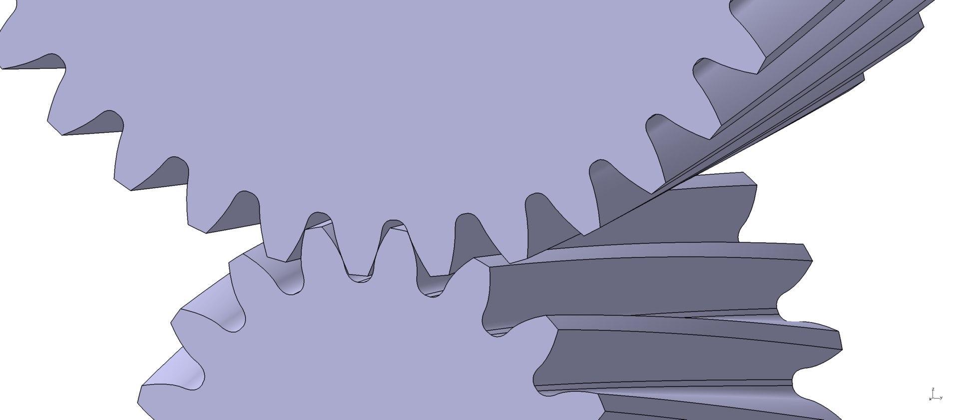 Helical and double helical gears set 3D model - TurboSquid 1879180