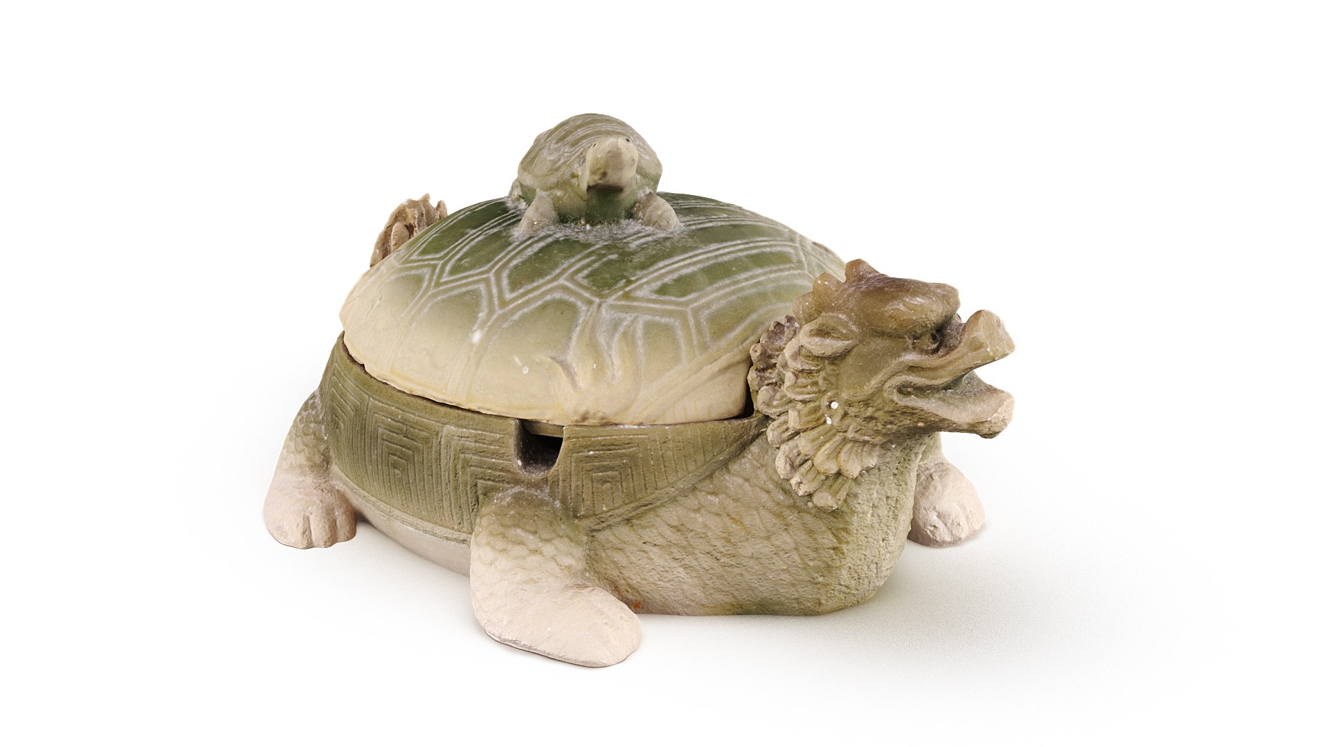 3D Chinese Dragon Ashtray Model - TurboSquid 1981760